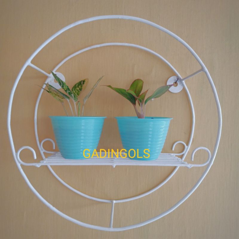 Jual Rak pot bunga besi Rak tanaman Standing pot besi | Shopee Indonesia