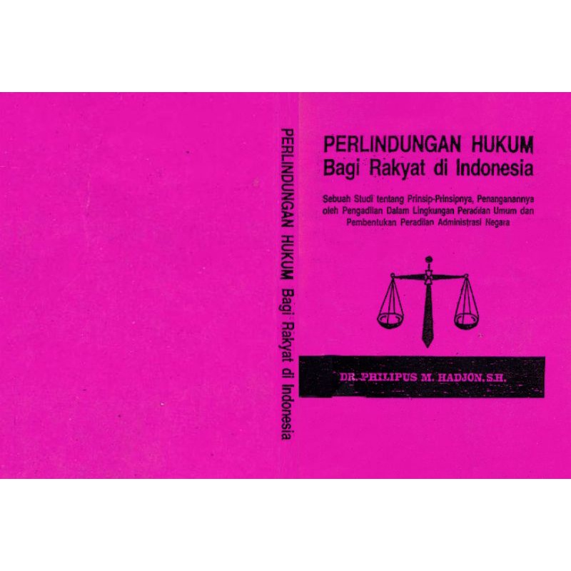 Jual Perlindungan hukum bagi rakyat di indonesia - Philipus M. Hadjon | Shopee Indonesia