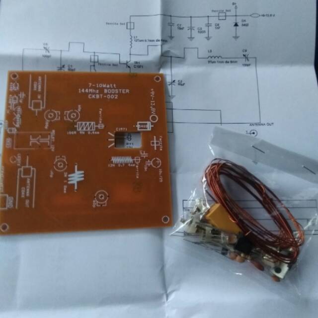 Jual Kit PCB Boster vhf 5-10watt + komponen | Shopee Indonesia