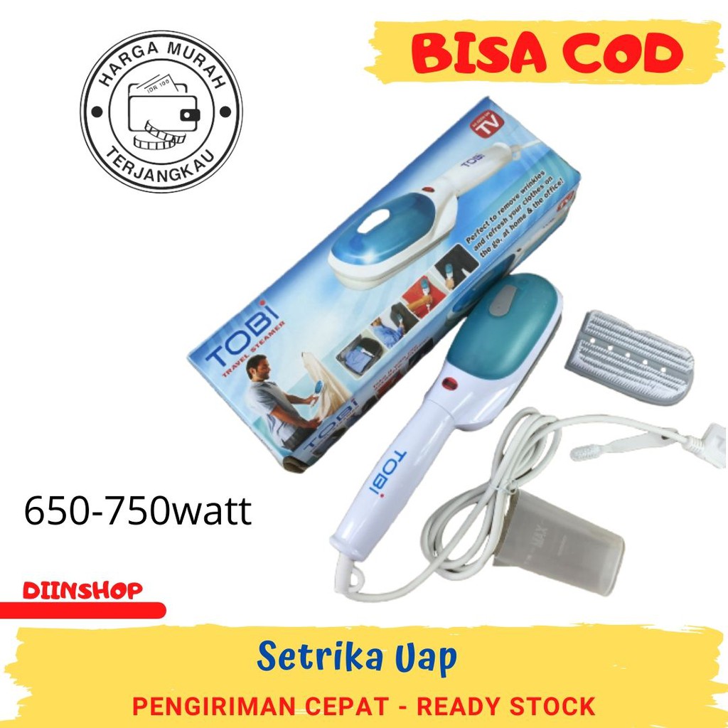Jual Alat Setrika Uap Tobi As Seen On Tv Strika Uap Travel Iron ...