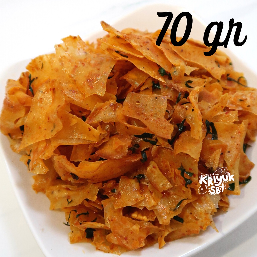Jual Keripik Singkong Pedas Daun Jeruk (70 gr) | Shopee Indonesia