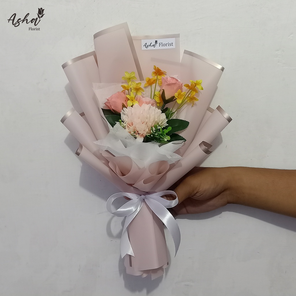Jual Artificial Hand Bouquet Mini / Buket Wisuda / Buket Graduation ...