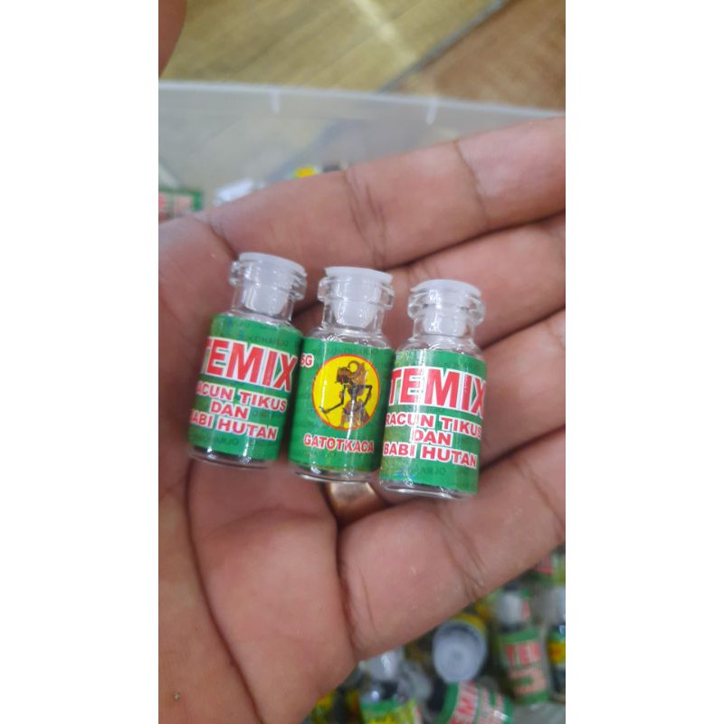 Jual TEMIK TEMIX TIMEX RACUN TIKUS DAN CELENG Gatotkaca BOTOL KACA ...