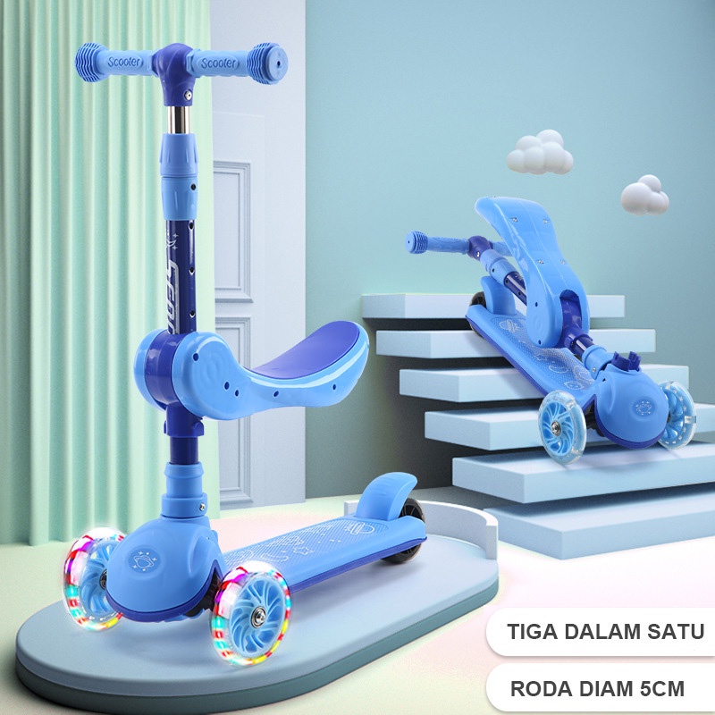 Jual Skuter Anak Scooter Anak Roda 3 Skuter Otoped Anak Roda 3/Skuter ...