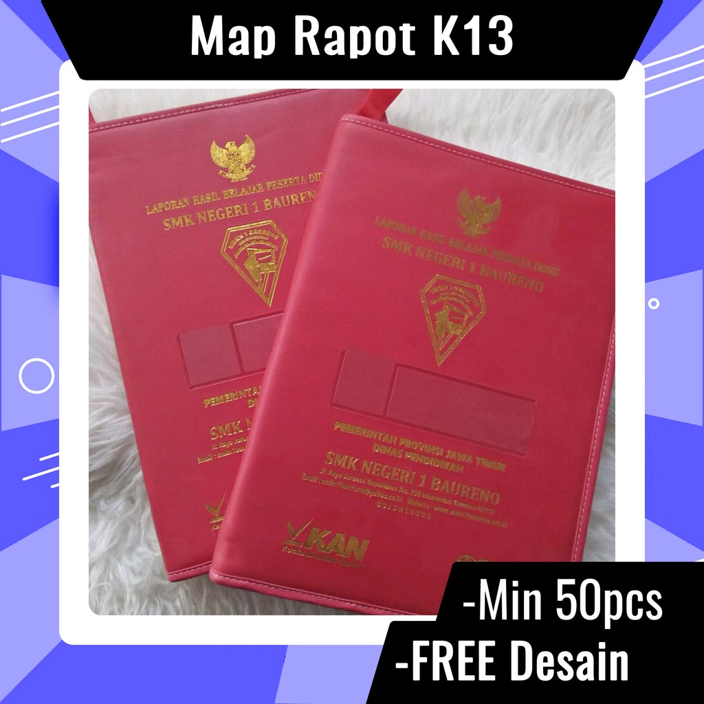 Jual Map Rapor - Map Raport - Map Rapot - Map Ijazah - Map Hotprint ...