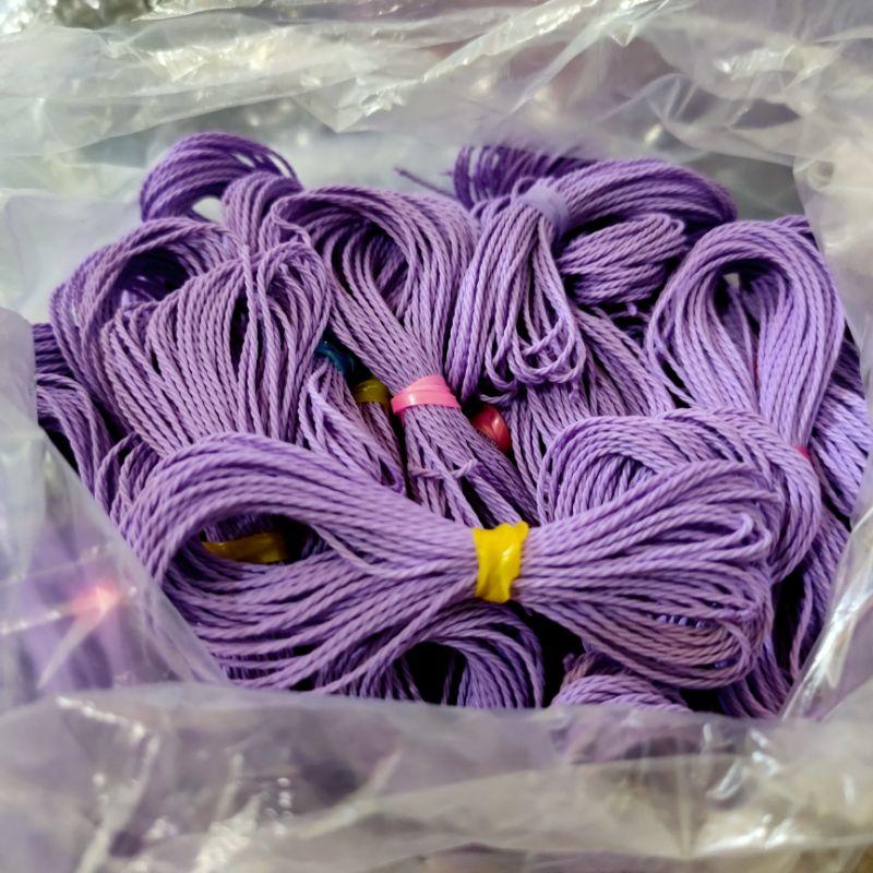 Jual Hot Item 5 Meter Tali Taiwan Waxed Nylon Cord Texture Sticky Kaku ...