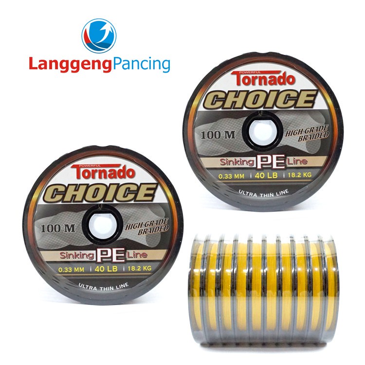 Jual Senar PE Tornado Choice 100m | Shopee Indonesia