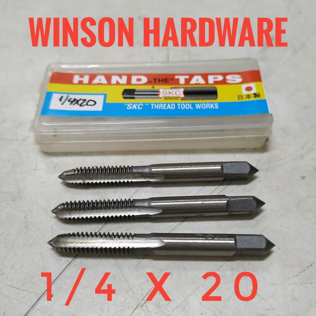 Jual Handtap SKC 1/4x20 BSW / Hand Taps Mata Tap BSW 1/4 x 20 SKC ...