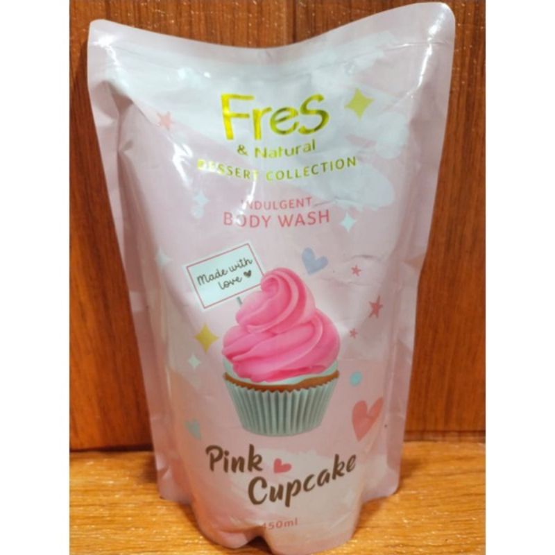 Jual FRES NATURAL Pink Cupcake 400ml Sabun Mandi Cair Bandung | Shopee ...
