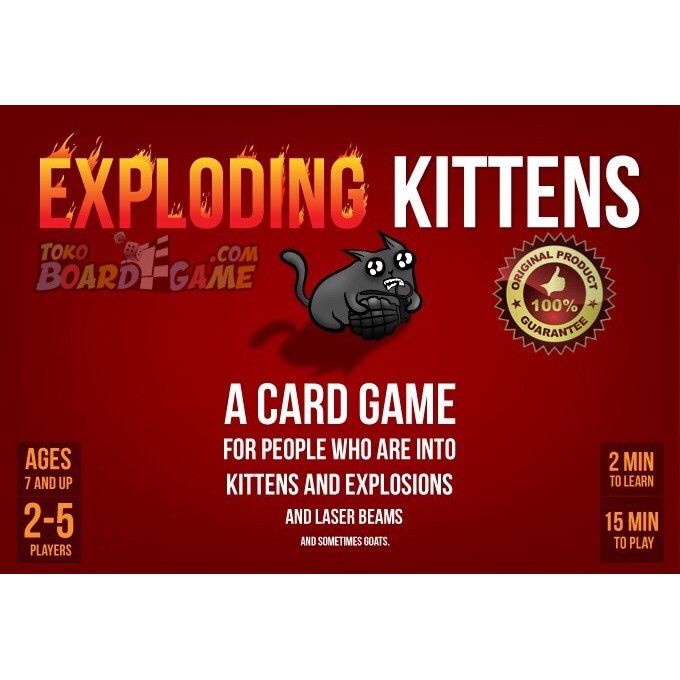 Jual Exploding Kittens ( Original ) Board Game - Versi Indonesia ...