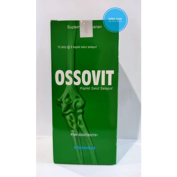 Jual OSSOVIT 60 Tablet / Suplemen Kalsium | Shopee Indonesia