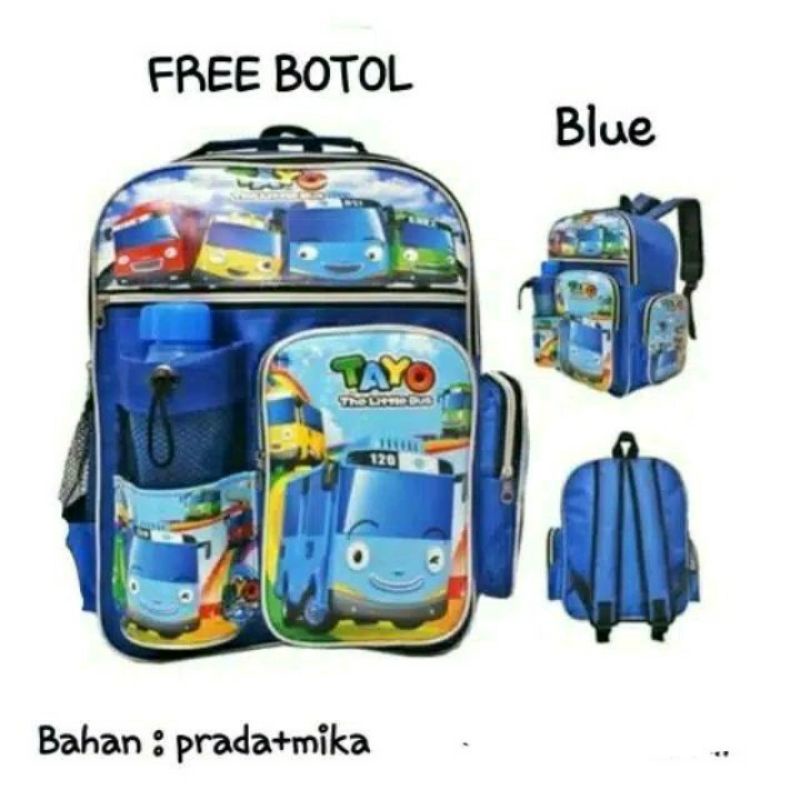 Jual RANSEL ANAK SEKOLAH Tas Ransel anak laki-laki paud TK free botol minuman | Shopee Indonesia