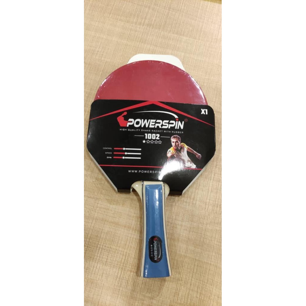 Jual BAT PINGPONG TENIS MEJA POWER SPIN 1002 - 1 STAR ORIGINAL | Shopee Indonesia