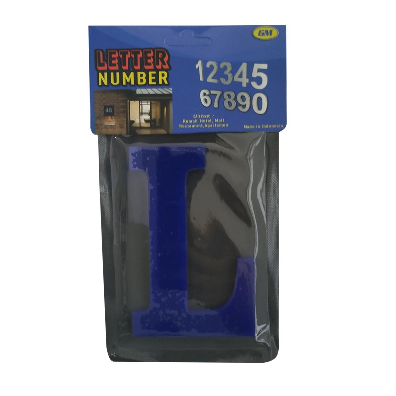 Jual GM LABEL ACRYLIC HURUF L TEMPEL 10CM | Shopee Indonesia
