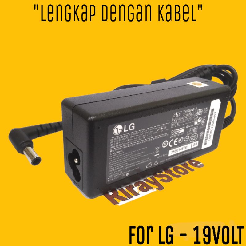 Jual Adaptor TV LG dan Monitor LG 19V-2.1A LED LCD TV LG Original ...