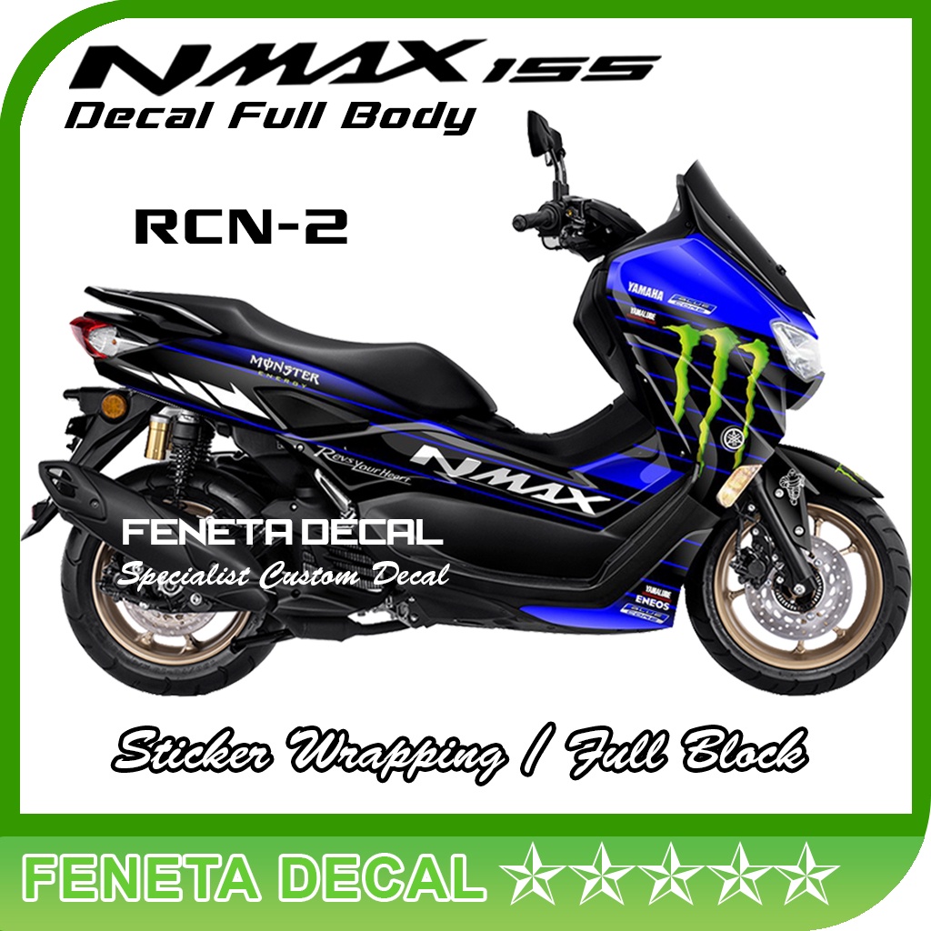 Jual Decal Nmax New Yamaha Nmax Tahun 2020 2021 2022 RCN2 | Shopee ...