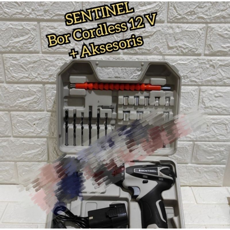 Jual SENTINEL BOR CHARGE 12 VOLT MURAH LENGKAP MATA BOR SET BOR ...