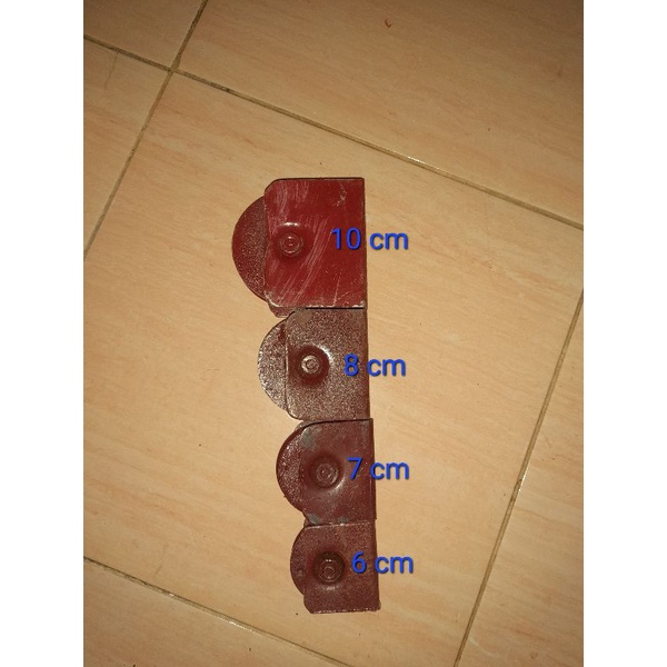 Jual RODA PAGAR BESI COR BIASA REL BULAT UNTUK BEHEL REL V UNTUK SIKU ...