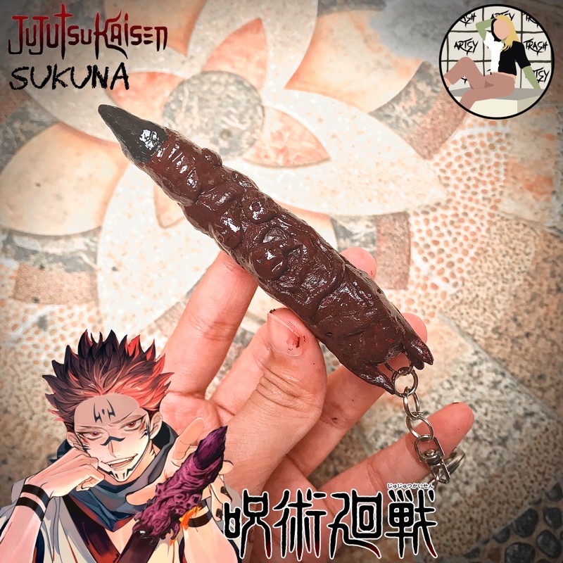 Jual Sukuna Finger Jari Sukuna Clay Handmade Jujutsu Kaisen Action ...