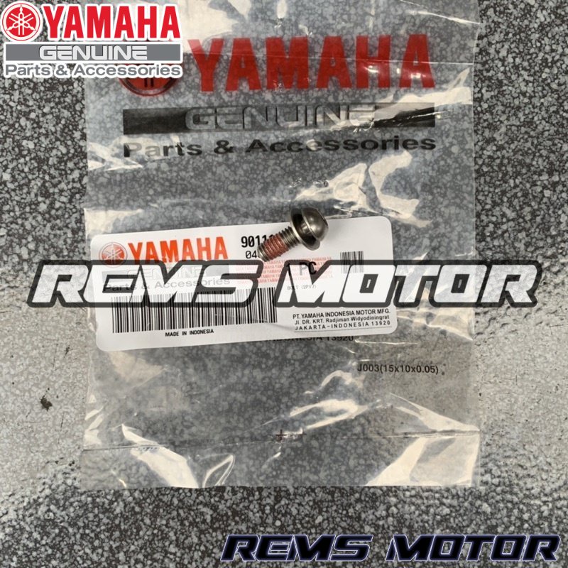 Jual BAUT COVER KNALPOT NMAX AEROX LEXI ORGINAL YAMAHA BAU SCREW BOLT ...