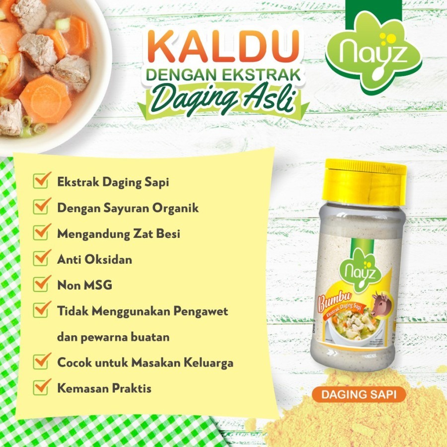Jual Kaldu MPASI / Nayz Kaldu Ayam / Kaldu Daging - NAYZ | Shopee Indonesia