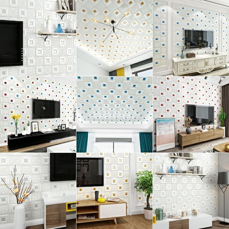 Jual Wallpaper Dinding 3d Foam Motif Batik wallfoam berkwalitas ...