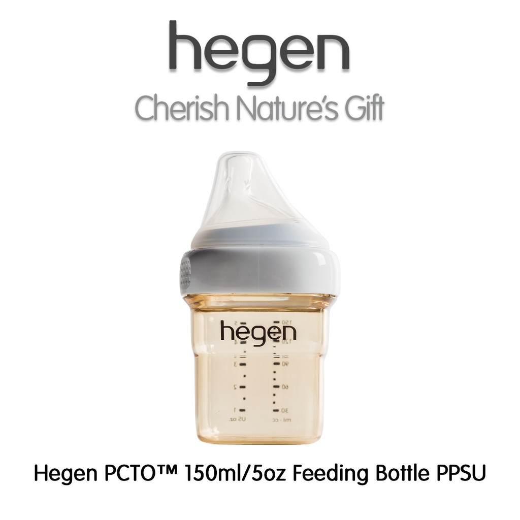 Jual HEGEN 150 ML FEEDING BOTTLE PPSU WHITE (1PC) | Shopee Indonesia