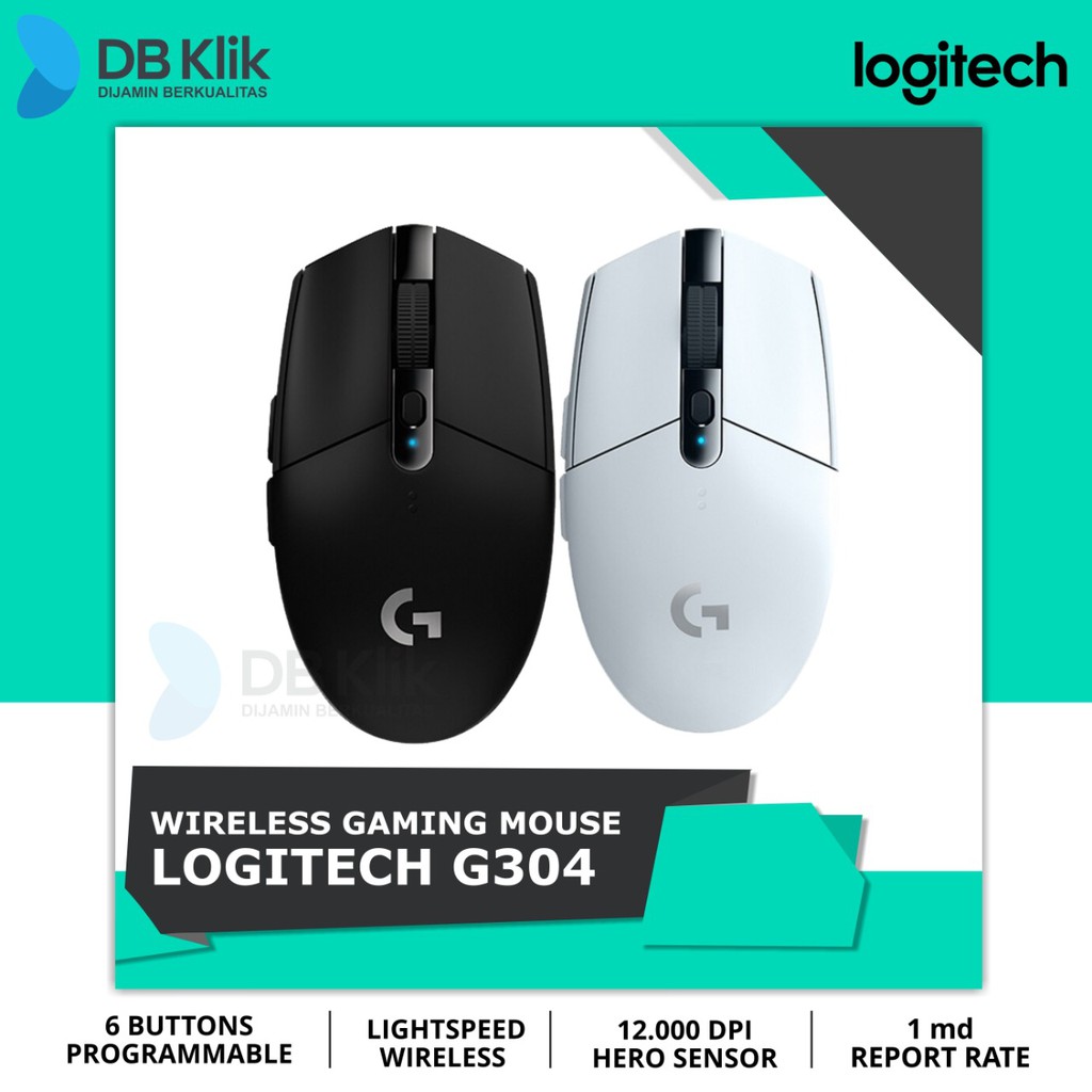 Jual Logitech G304 Lightspeed Wireless Gaming Mouse 12000 DPI | Shopee ...