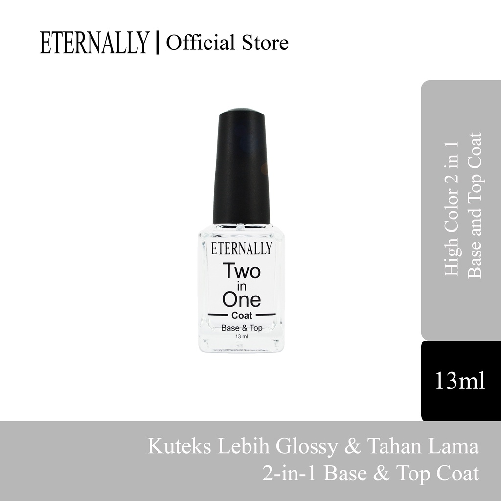 Jual ETERNALLY High Color 2 in 1 Base and Top Nail Coat | Shopee Indonesia