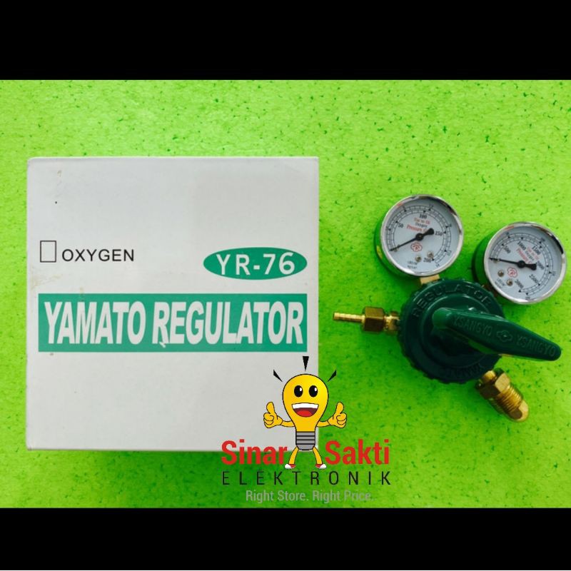 Jual Regulator Las Tabung Oksigen Oxygen Tabung LPG Besar Yamato Welding Regulator | Shopee ...