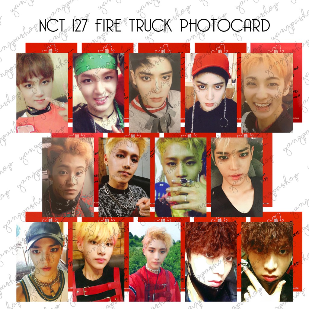 Jual [READY / SET] 127 FIRE TRUCK NSEO PHOTOCARD FAN MADE UNOFFICIAL ...
