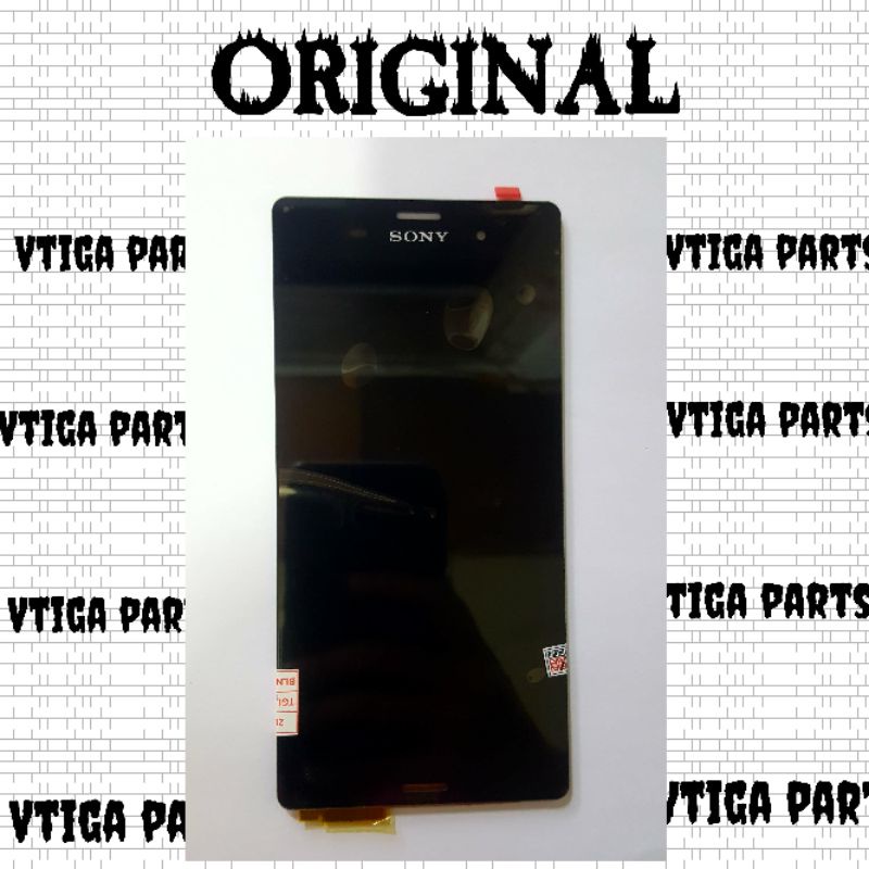 Jual LCD FULL SET SONY Z3 / D6603 BIG GLASS BLACK | Shopee Indonesia