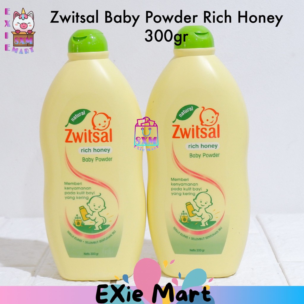 Jual ZWITSAL BABY POWDER RICH HONEY BOTTLE 300GR | Shopee Indonesia