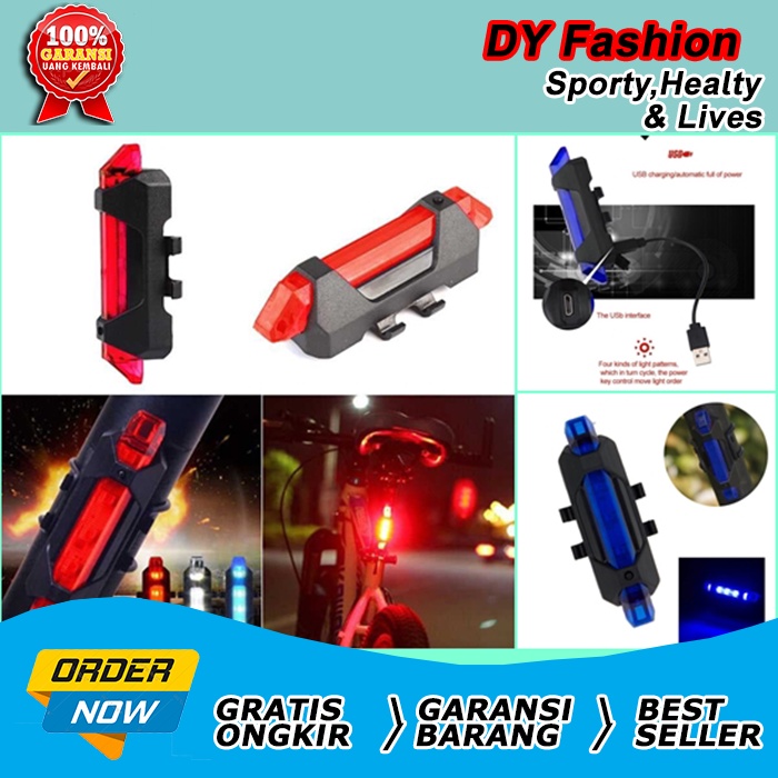 Jual lampu sepeda led outdoor MN898 lapu sepeda depan belakang light ...