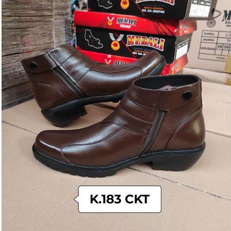 Jual Sepatu kulit PDH polri TNI security guard PNS sepatu Kerja formal ...
