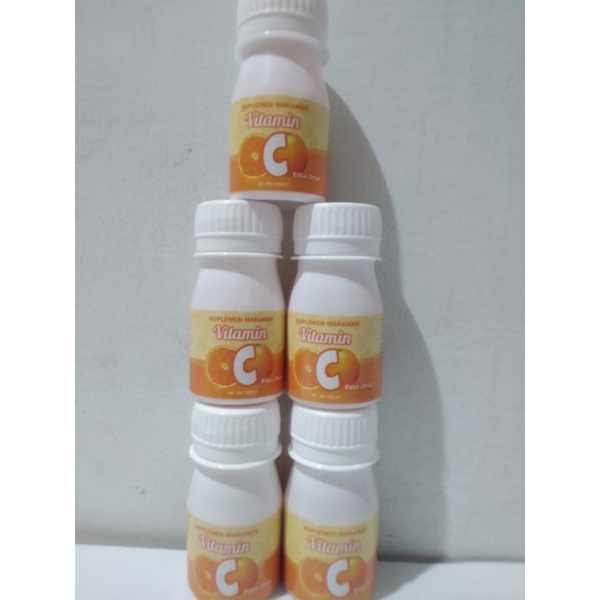 Jual Vitamin C rasa jeruk (Isi 100 tablet) | Shopee Indonesia