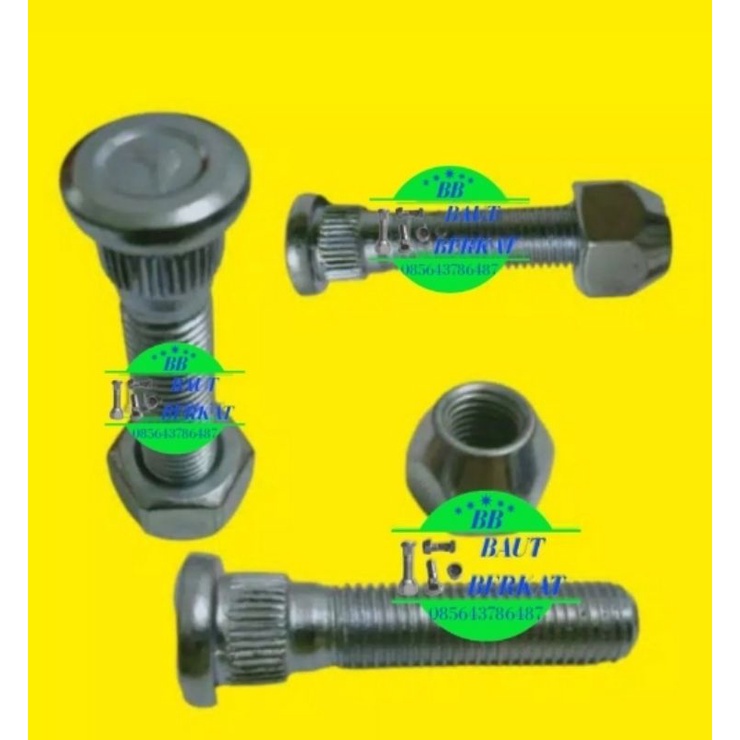 Jual Baut roda innova / hi lux / hub bolt & nut inova | Shopee Indonesia