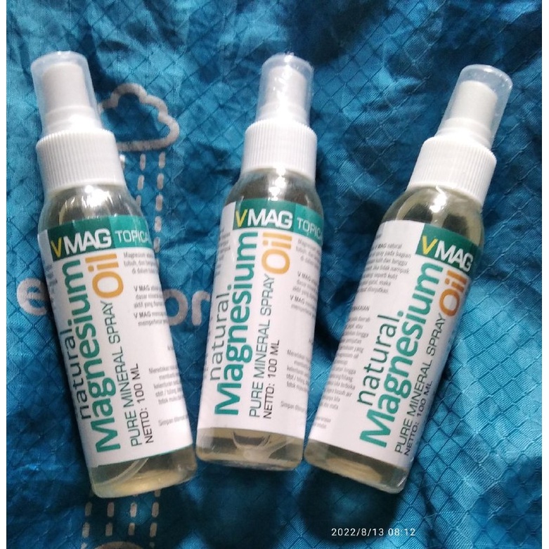 Jual V-MAG Topical Pain Relief/ NATURAL MAGNESIUM OIL / VMag Spray ...