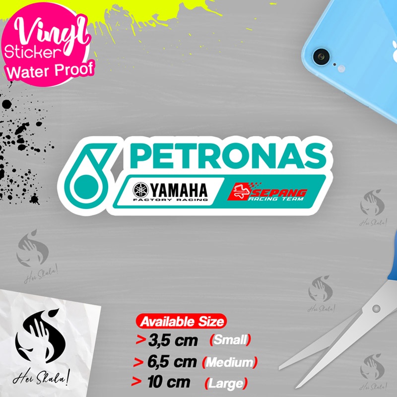 Jual Stiker Yamaha Factory Racing Petronas Sticker Racing Ngabers Bahan ...