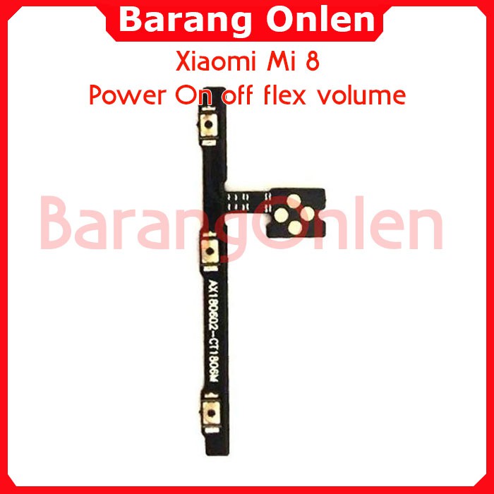 Jual Xiaomi Mi8 Mi 8 flexible tombol switch power on off volume fleksibel | Shopee Indonesia