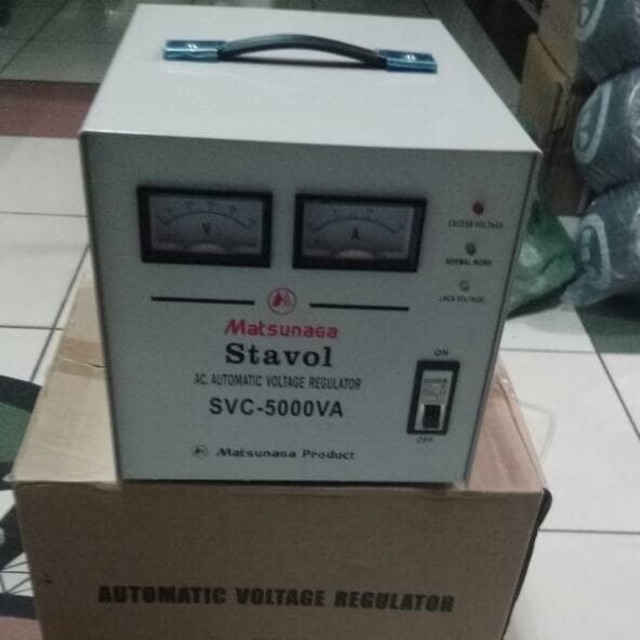 Jual Stabilizer matsunaga 5000 w - 5000 va stavol scv 5000N stabilizer ...