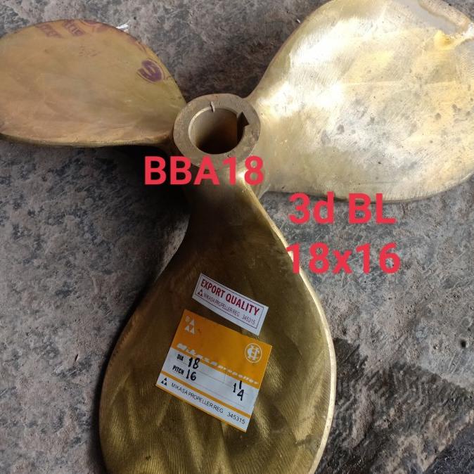 Jual Kipas Kapal Mikasa / Propeller 3D Bl 18X16 | Shopee Indonesia