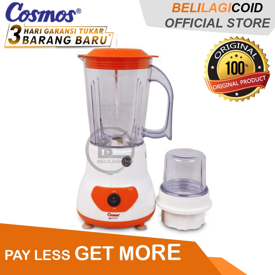 Jual Cosmos Blender ANTI PECAH Plastik 2in1 CB 171 AP / Blander Cosmos Plastik ORIGINAL CB-171AP ...