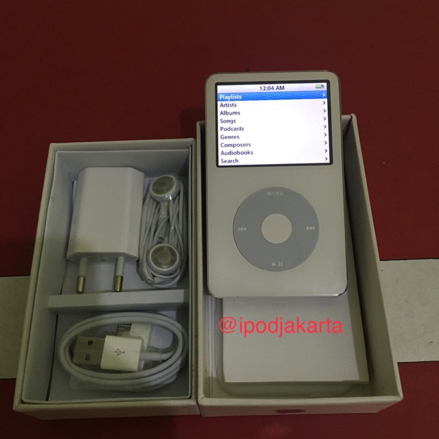 Jual Ipod classic 5,5 th gen 30 gb wolsfon mulus | Shopee Indonesia