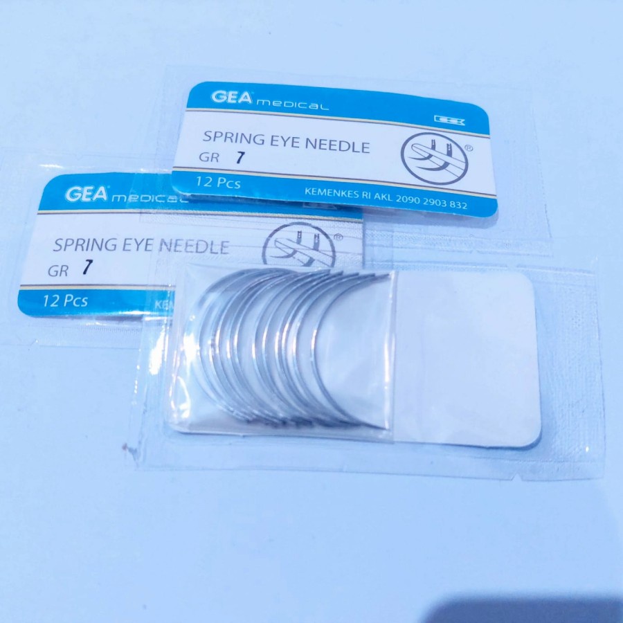 Jual Spring Eye Needle GR : 7 GEA 1 pack isi 12 Pcs | Shopee Indonesia