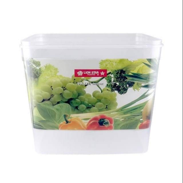 Jual Praxis Keeper Sealware Segi Kotak Jumbo Besar Plastik Awet Kuat Kedap Lion Star 10L Food ...