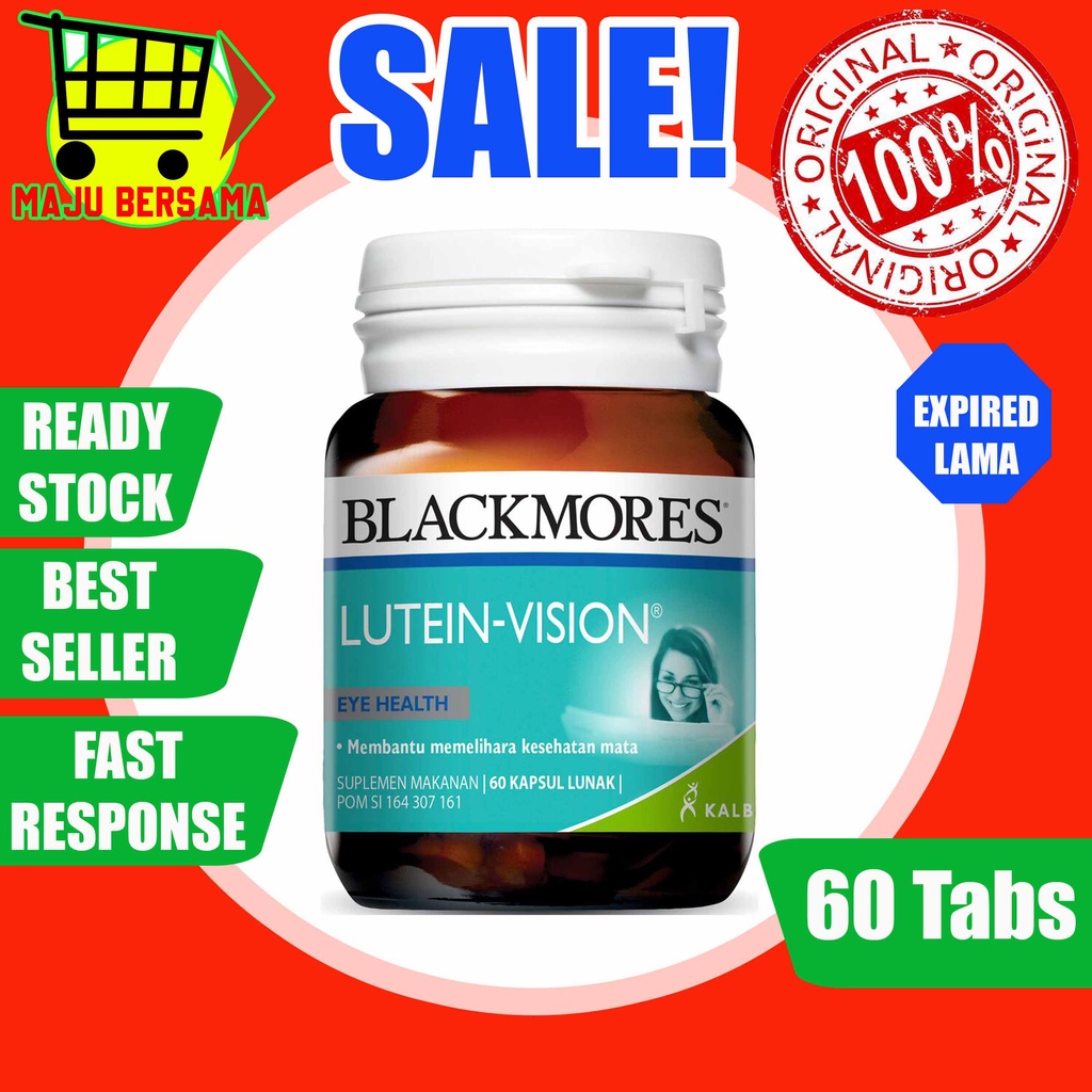 Jual Blackmores Lutein Vision 60 Tablet | Shopee Indonesia