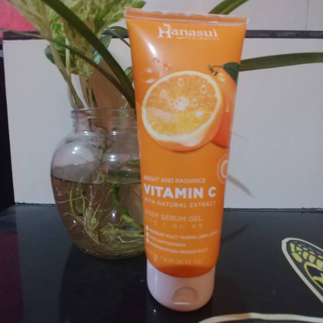 Jual HANASUI BODY SERUM GEL VIT.C 200ml | Shopee Indonesia