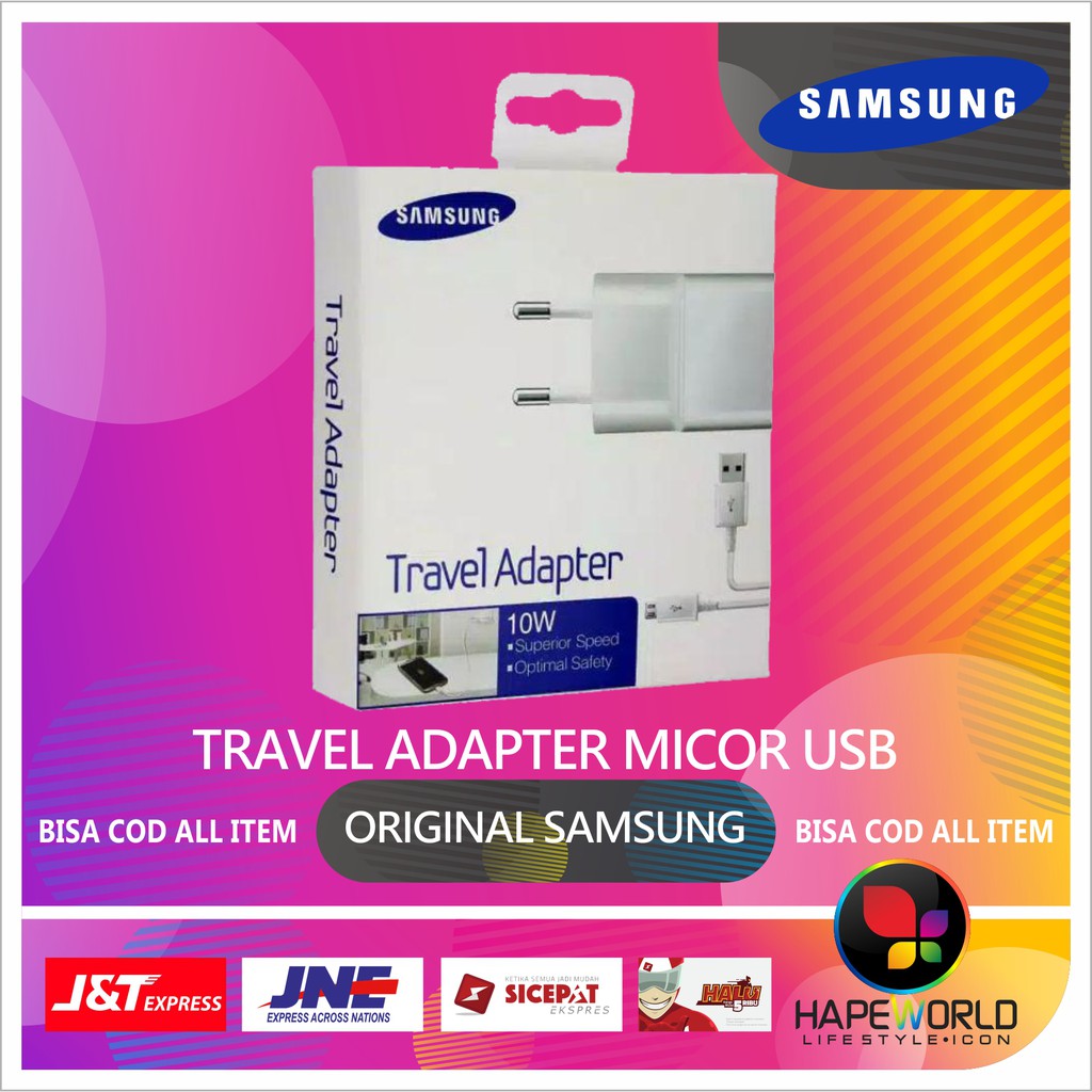 Jual TRAVEL ADAPTER / CHARGER HP TYPE MICRO USB SAMSUNG ORIGINAL ...
