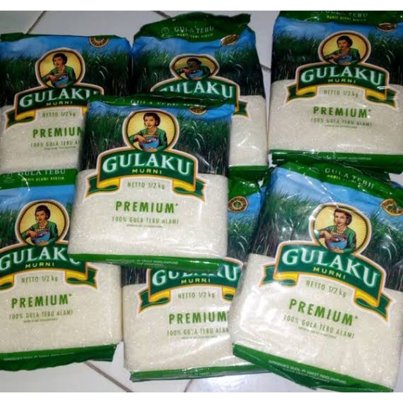 Jual promo gulaku 1kg/gula premium/gula pasir kemasan premium 1kg ...